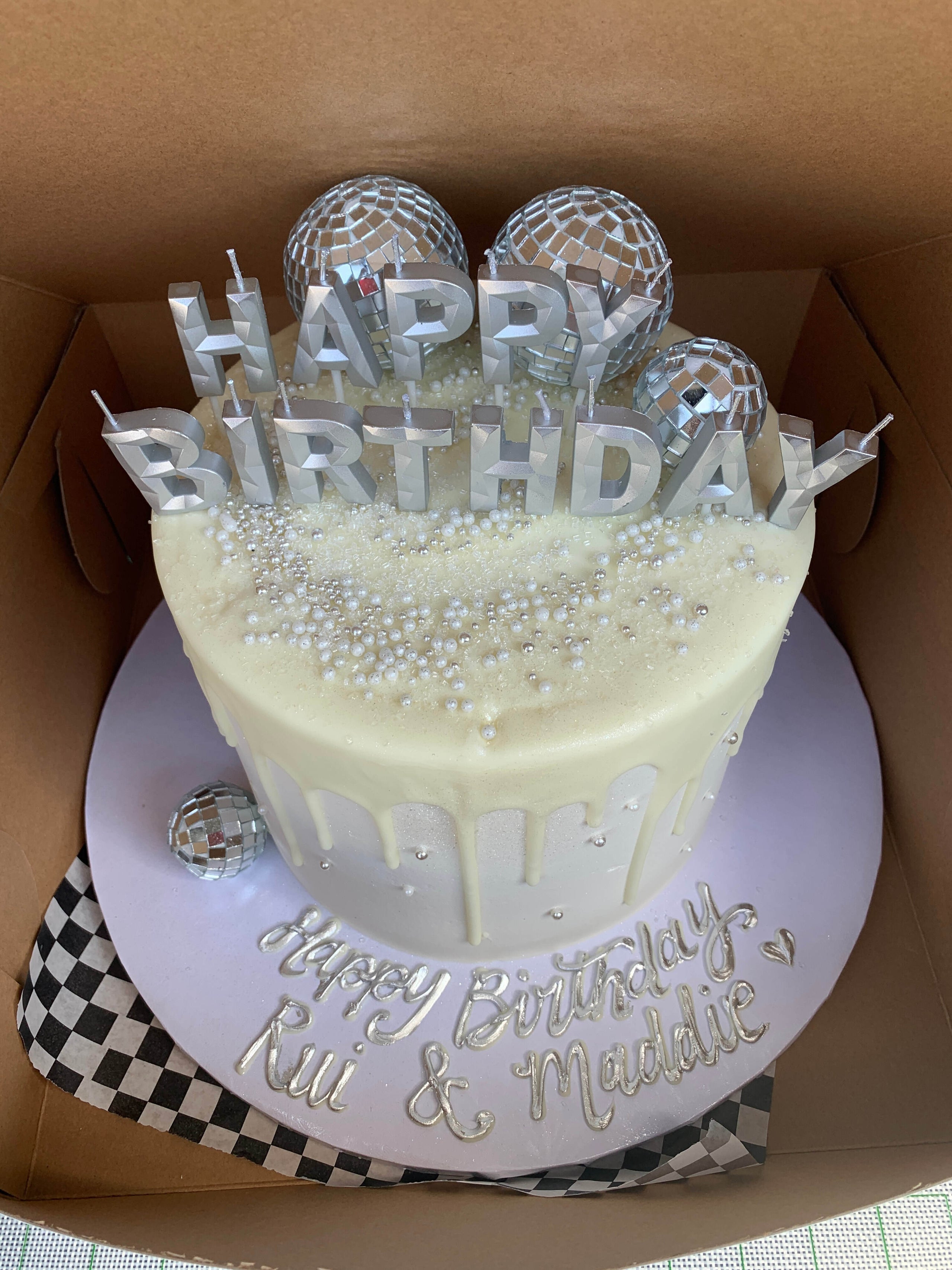 Disco Birthday Cake | Marys Cakes
